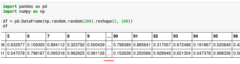 Jupyter Notebook Pandas Head Show All Columns